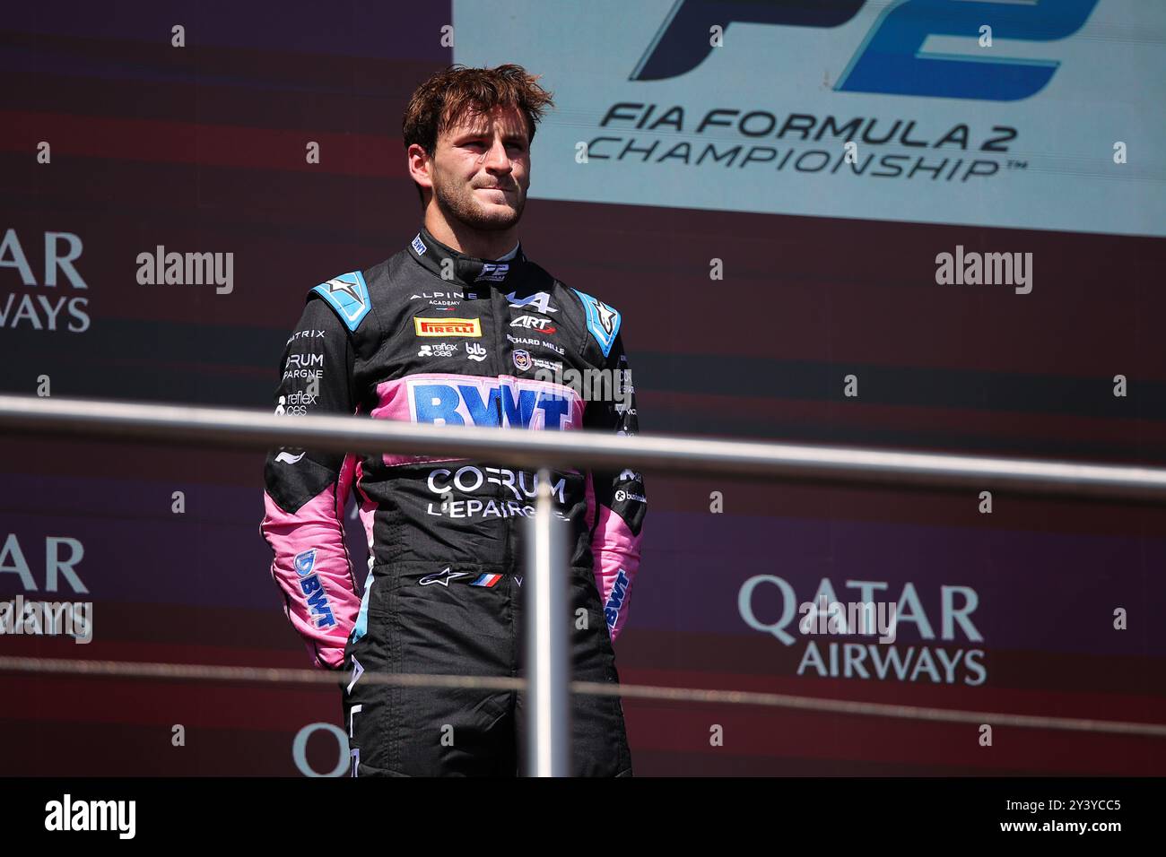MARTINS Victor (fra), ART Grand Prix, Dallara F2 2024, portrait during ...