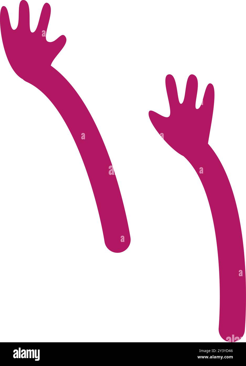 Arms reaching out Cut Out Stock Images & Pictures - Alamy