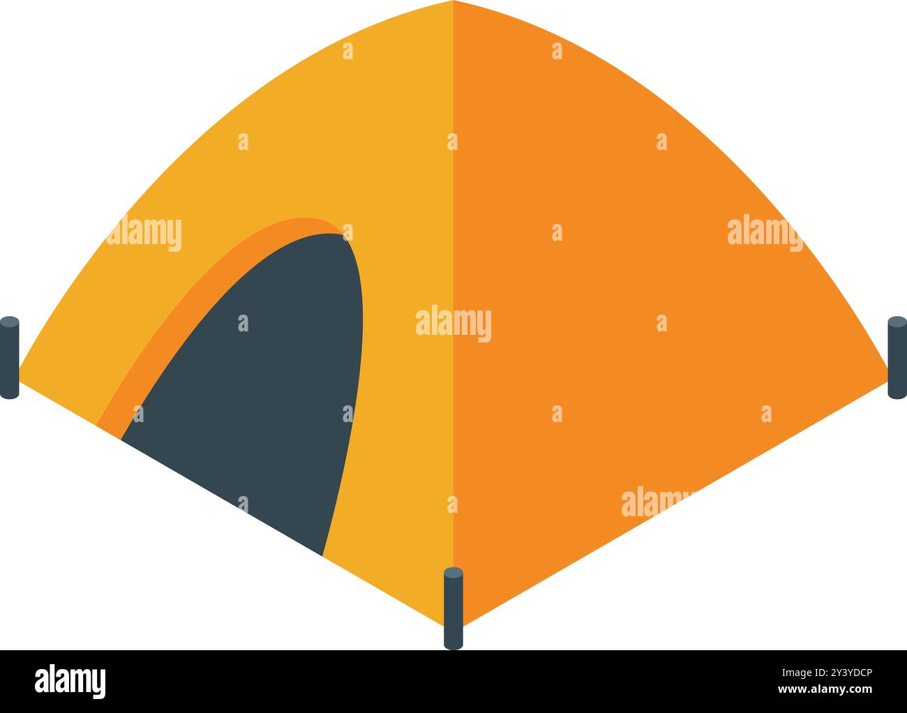 Spending the night in nature Stock Vector Images - Alamy