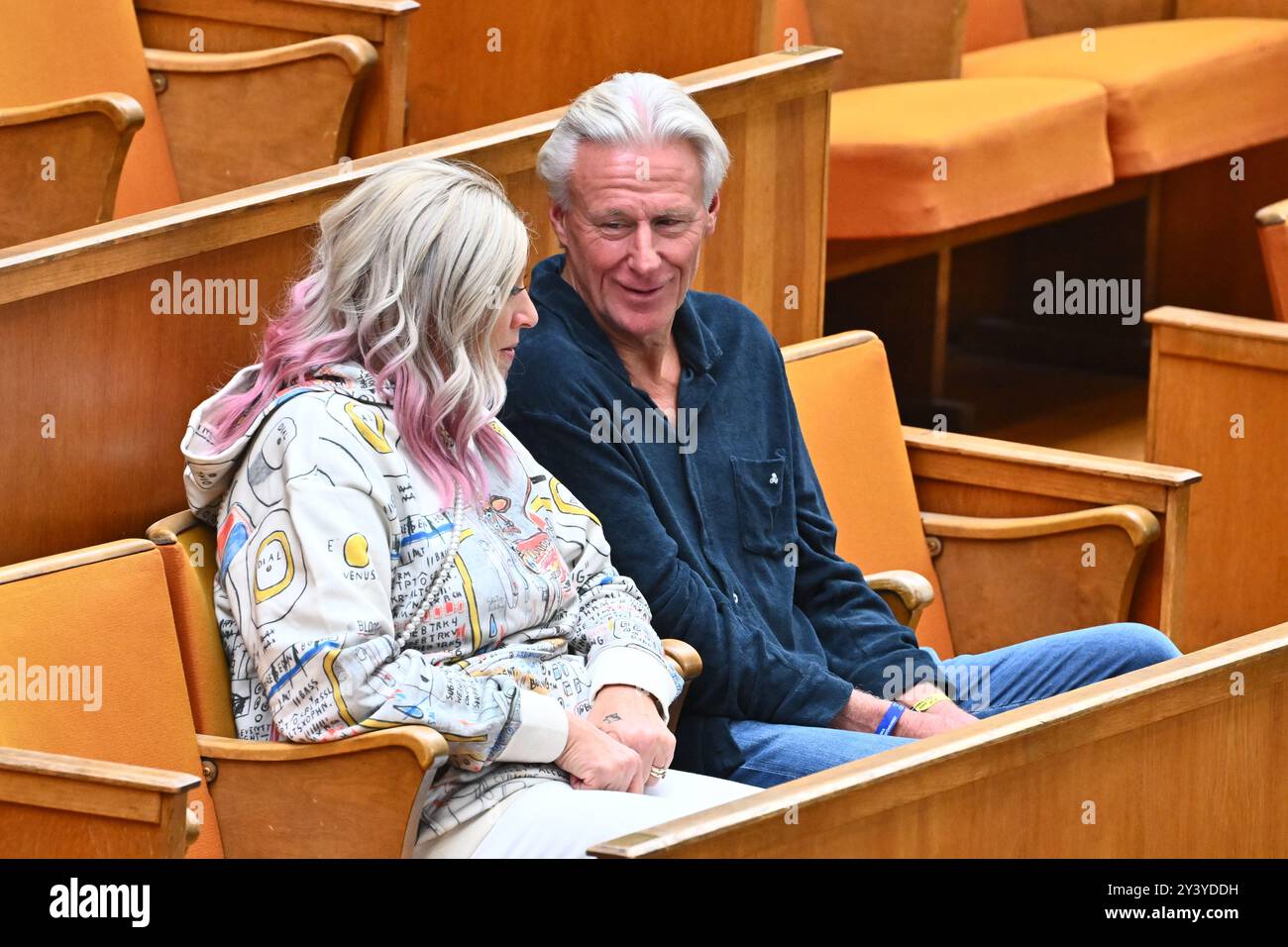 STOCKHOLM, SWEDEN 20240915Tennis legend Björn Borg with his wife ...