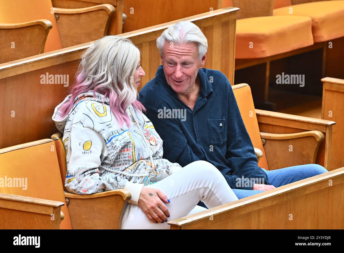 STOCKHOLM, SWEDEN 20240915Tennis legend Björn Borg with his wife ...