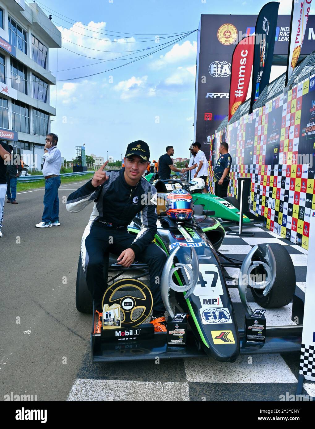 Chennai, INDIA. 15th Sep, 2024. Aquil Alibhai of Hyderabad Black Birds ...