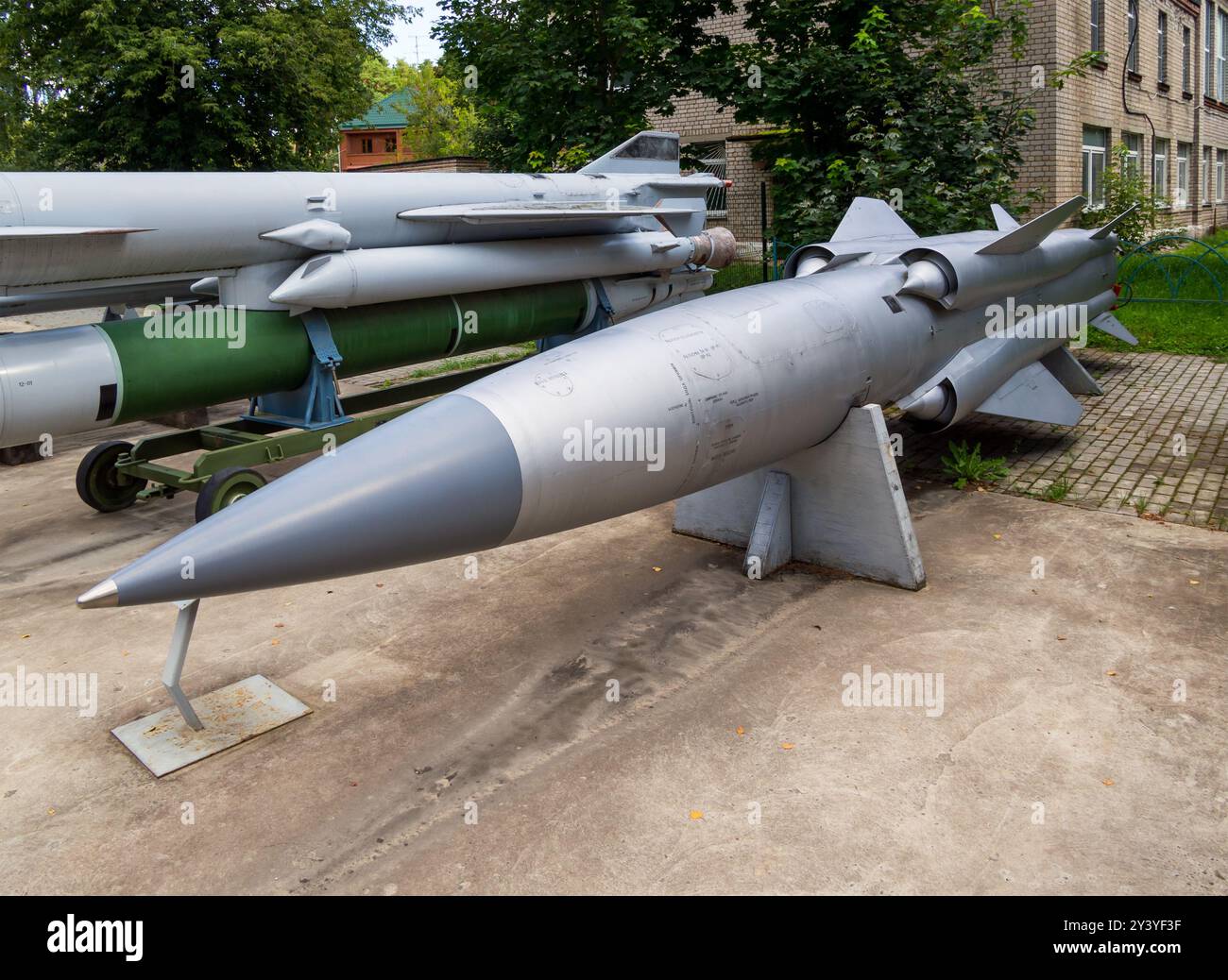 Dubna, Russia - August 22, 2023: Cruise missile 3M-80 of the Moskit ...
