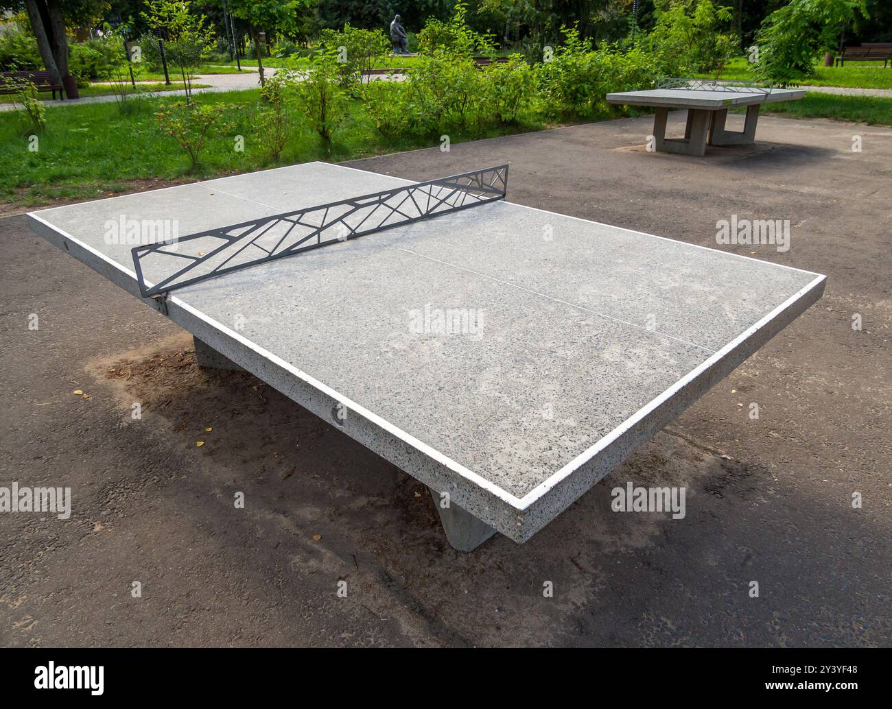 Concrete table tennis table in hi-res stock photography and images - Alamy