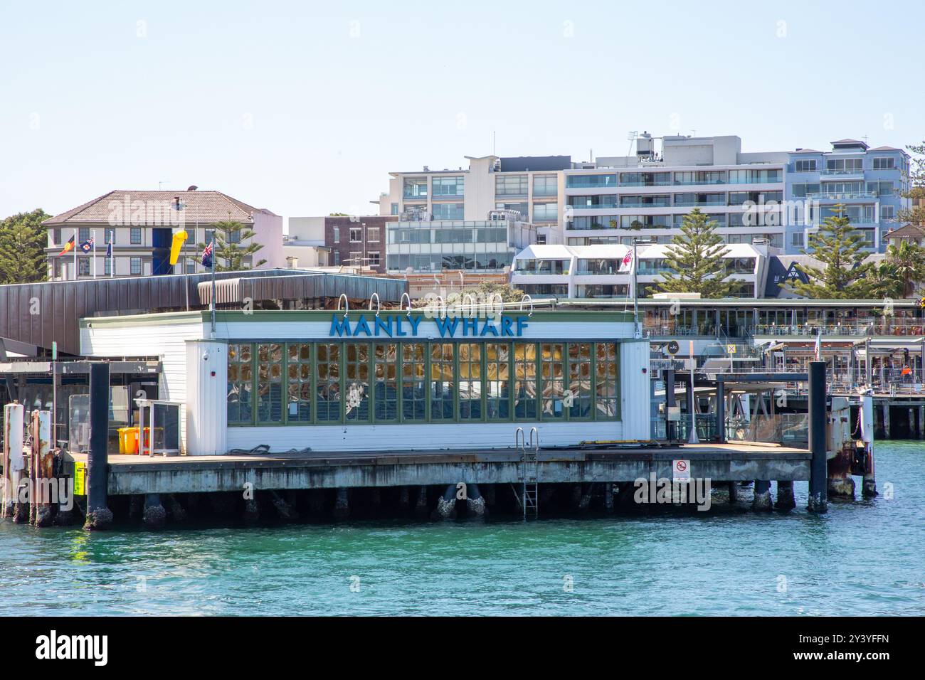 Manly Wharf, Manly in Sydney's northern beaches area Stock Photo - Alamy