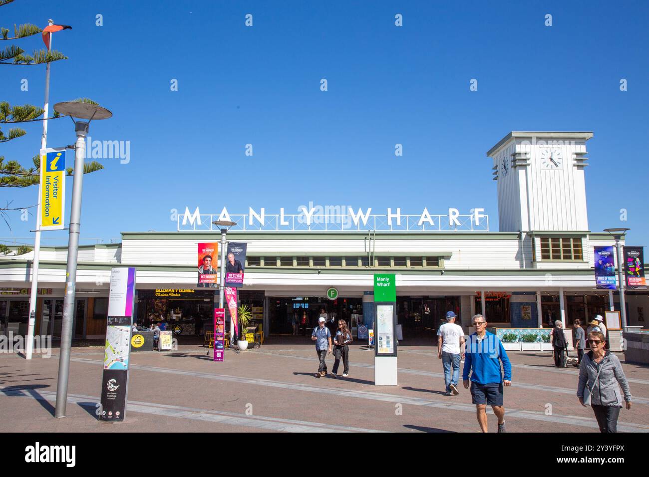 Manly Wharf, Manly in Sydney's northern beaches area Stock Photo - Alamy