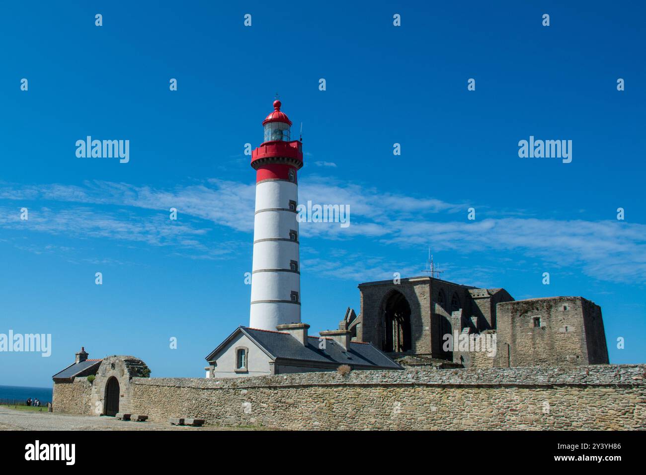 Saint Mathieu Lighthouse, Finistere, Brittany, France Stock Photo - Alamy