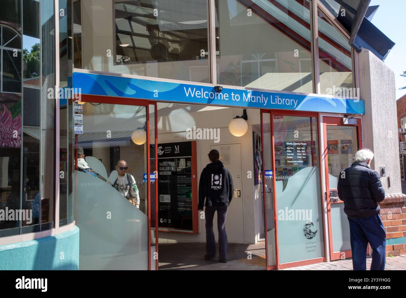 Manly Library, Manly, Sydney, NSW, Australia Stock Photo - Alamy