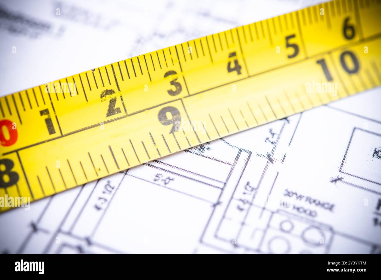 Detailed architectural floor plan hi-res stock photography and images ...