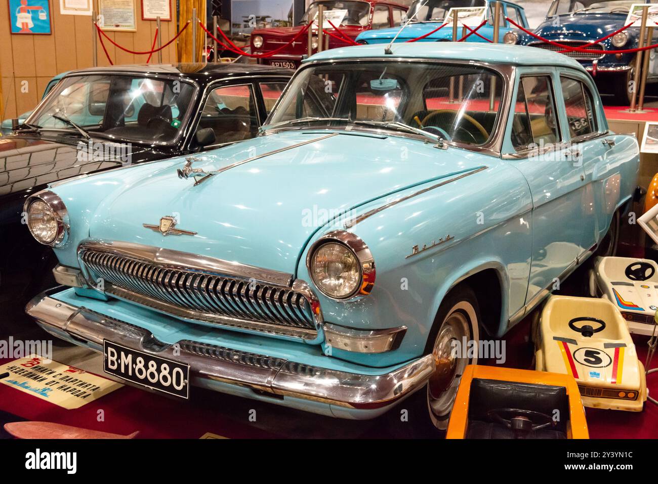 Russian car Volga M 21 or GAZ 21 on display at the Cars of Socialism ...