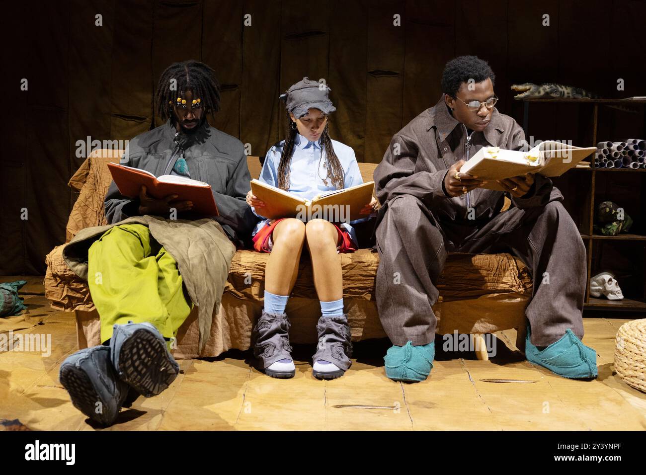 London, UK. Sunday September 15, 2024. Models at the YAKU SS25 ...