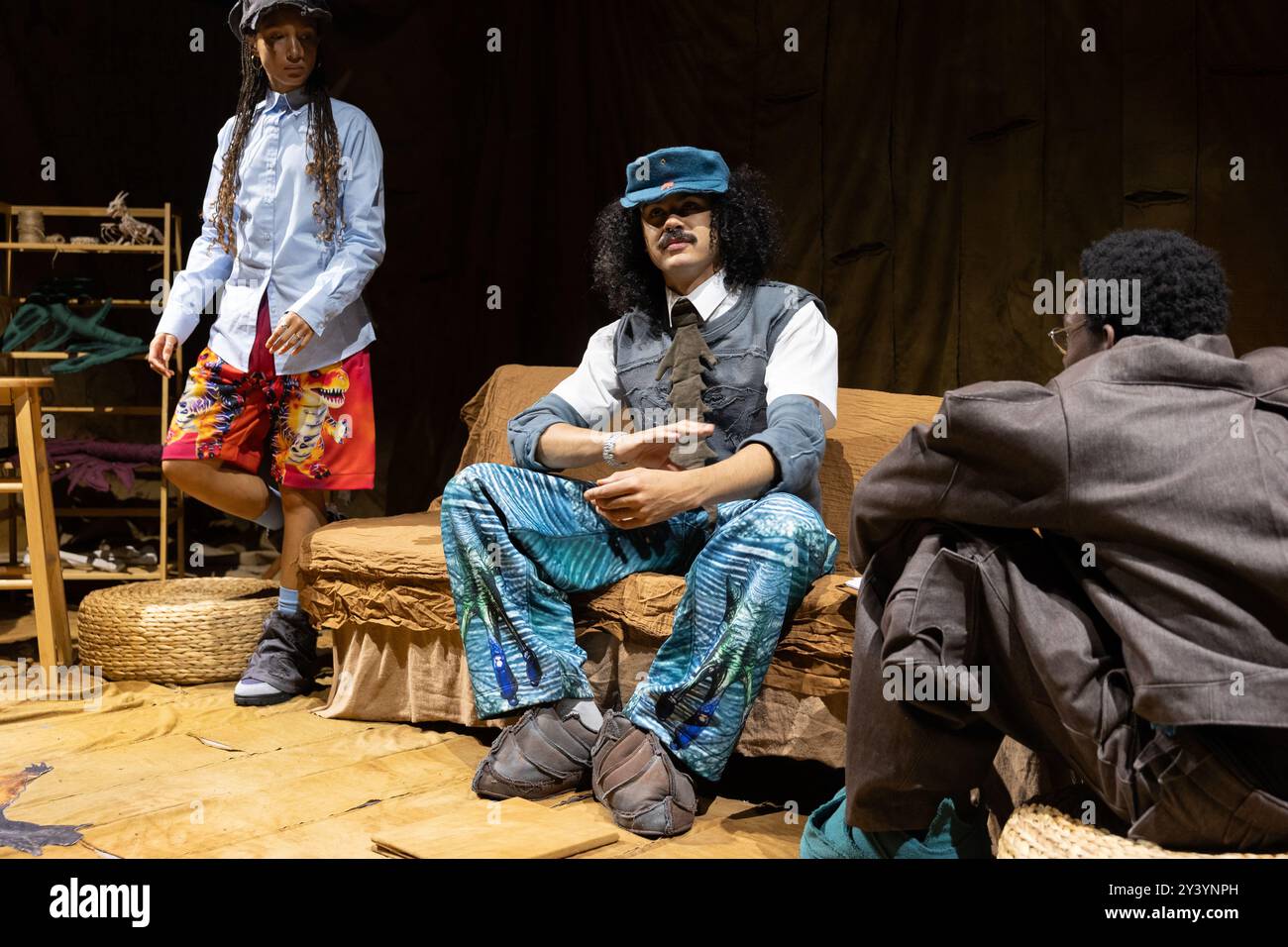 London, UK. Sunday September 15, 2024. Models at the YAKU SS25 ...