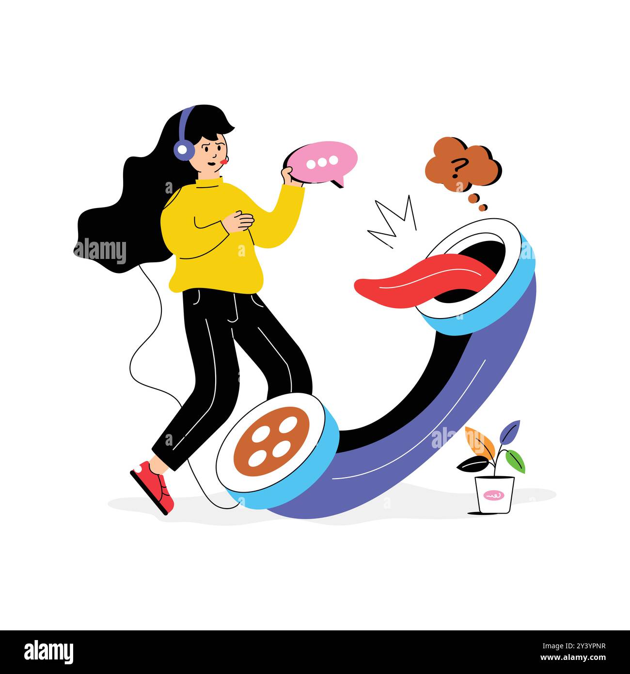 Rude customer Stock Vector Images - Alamy
