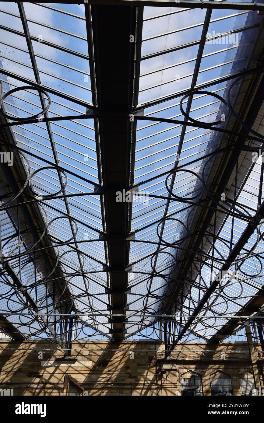The train shed roof at Carlisle Citadel station (refurbished in 2015 ...