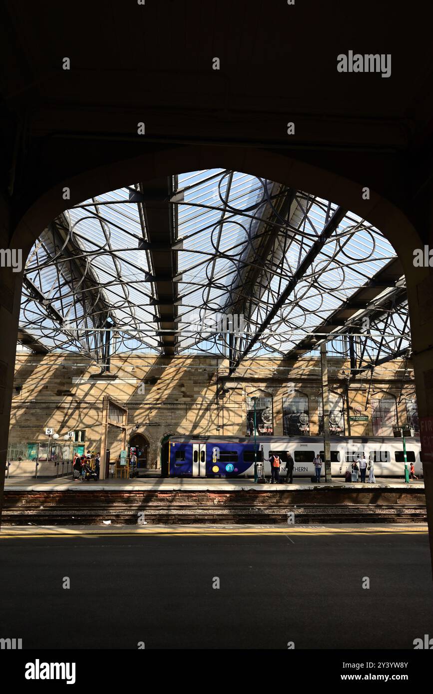 The train shed roof at Carlisle Citadel station (refurbished in 2015 ...
