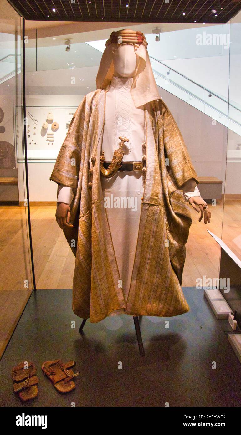 Arab robes as worn by T.E. Lawrence, Ashmolean museum, Oxford Stock ...