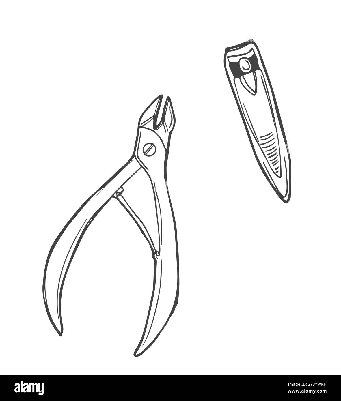Nail Cutter Clip Art Black And White Nail Clipper Silhouette Vector