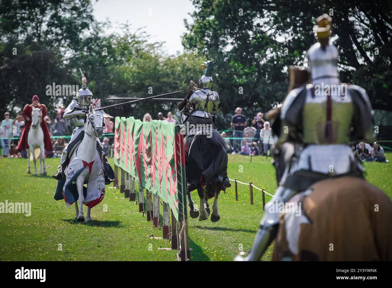London, UK. 15th September 2024. Grand Medieval Joust at Eltham Palace ...
