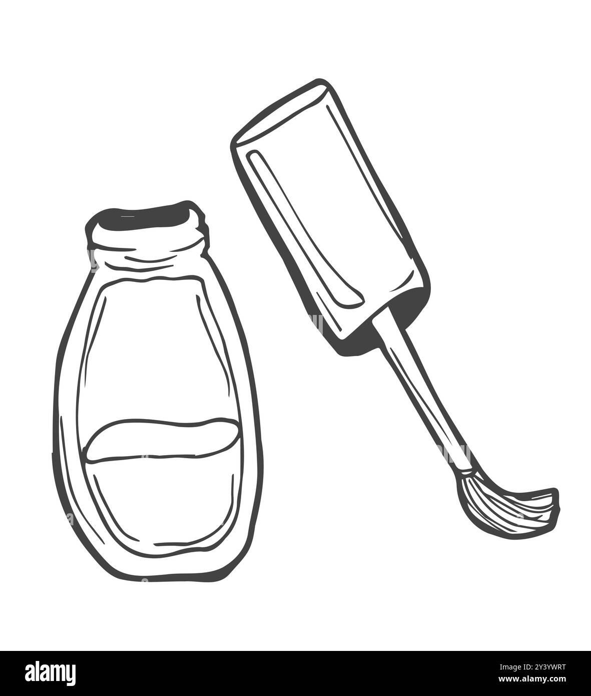 Nail art beautiful female Black and White Stock Photos & Images - Alamy