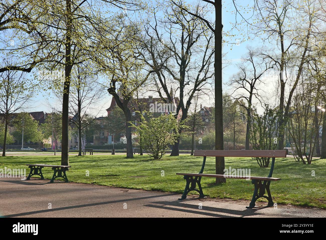 Champ-de-Mars Park in Colmar, France Stock Photo - Alamy