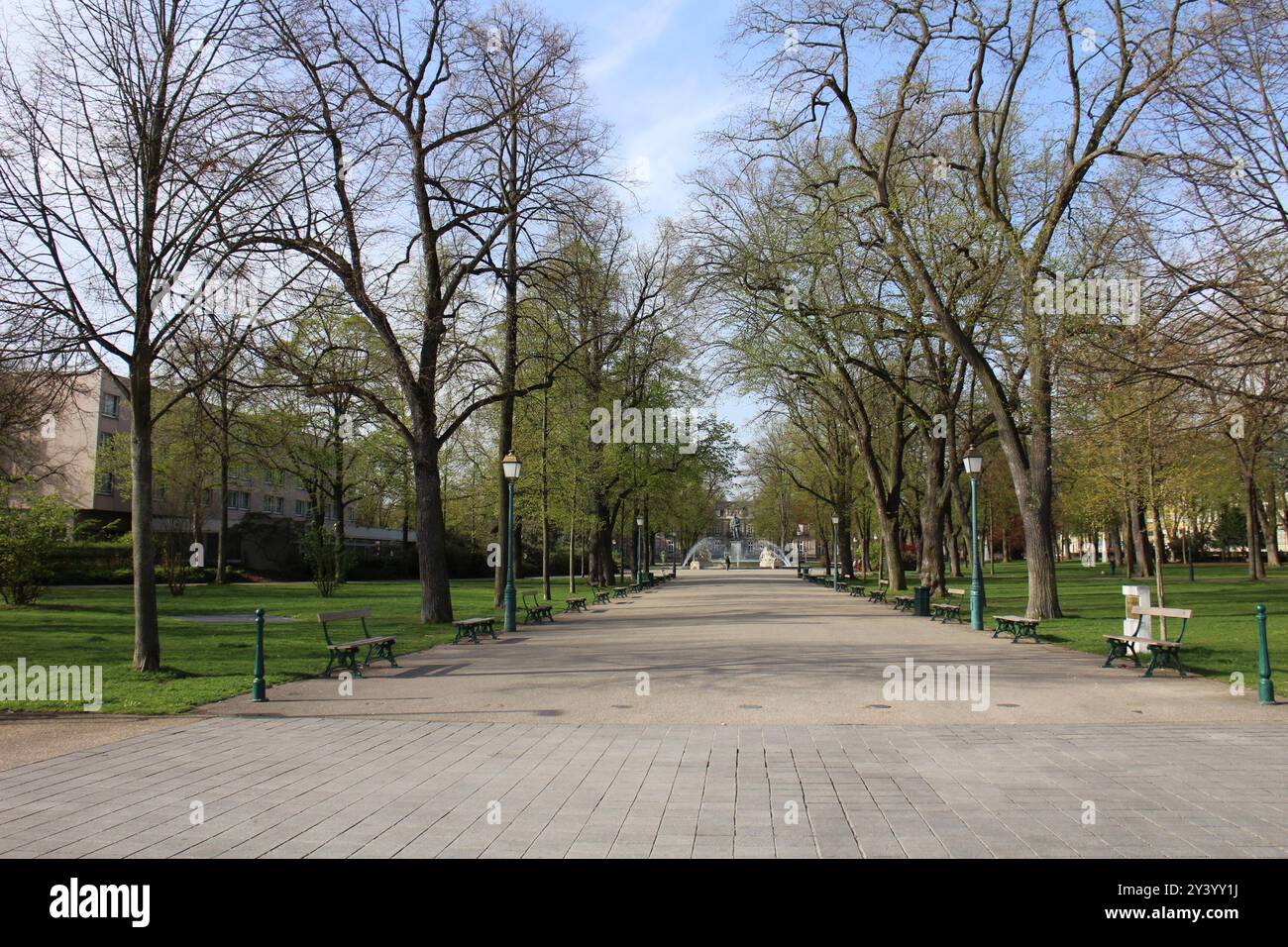 Champ-de-Mars Park in Colmar, France Stock Photo - Alamy