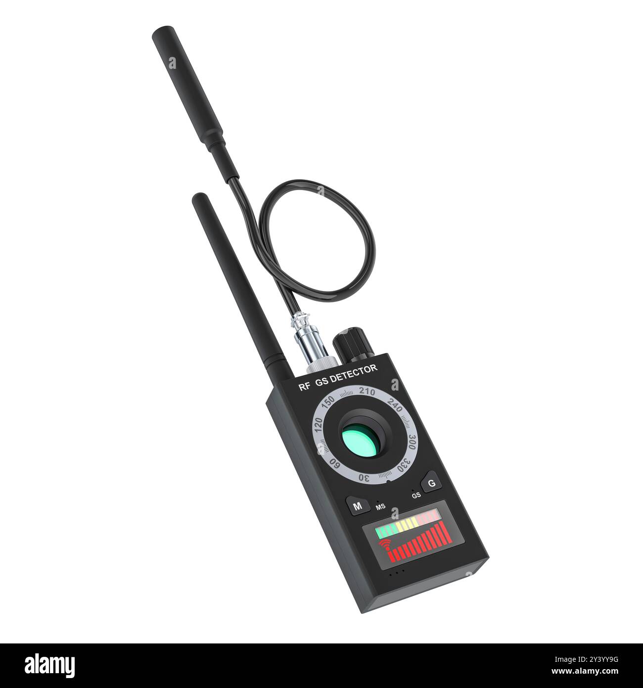 Anti Spy Hidden Camera Detector, bug and GPS detector. 3D rendering ...