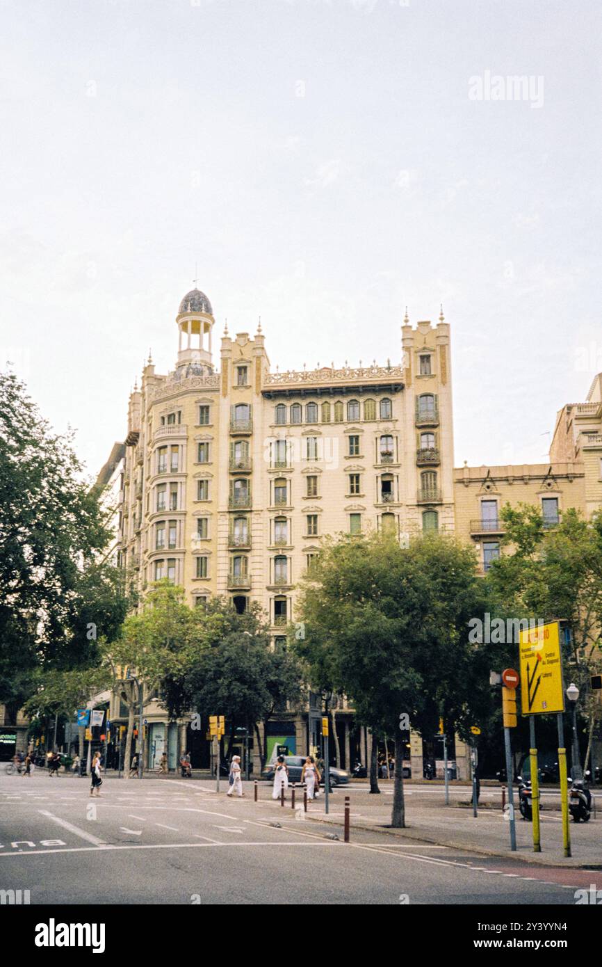 Diagonal House - Barcelona, Spain, Europe Stock Photo - Alamy