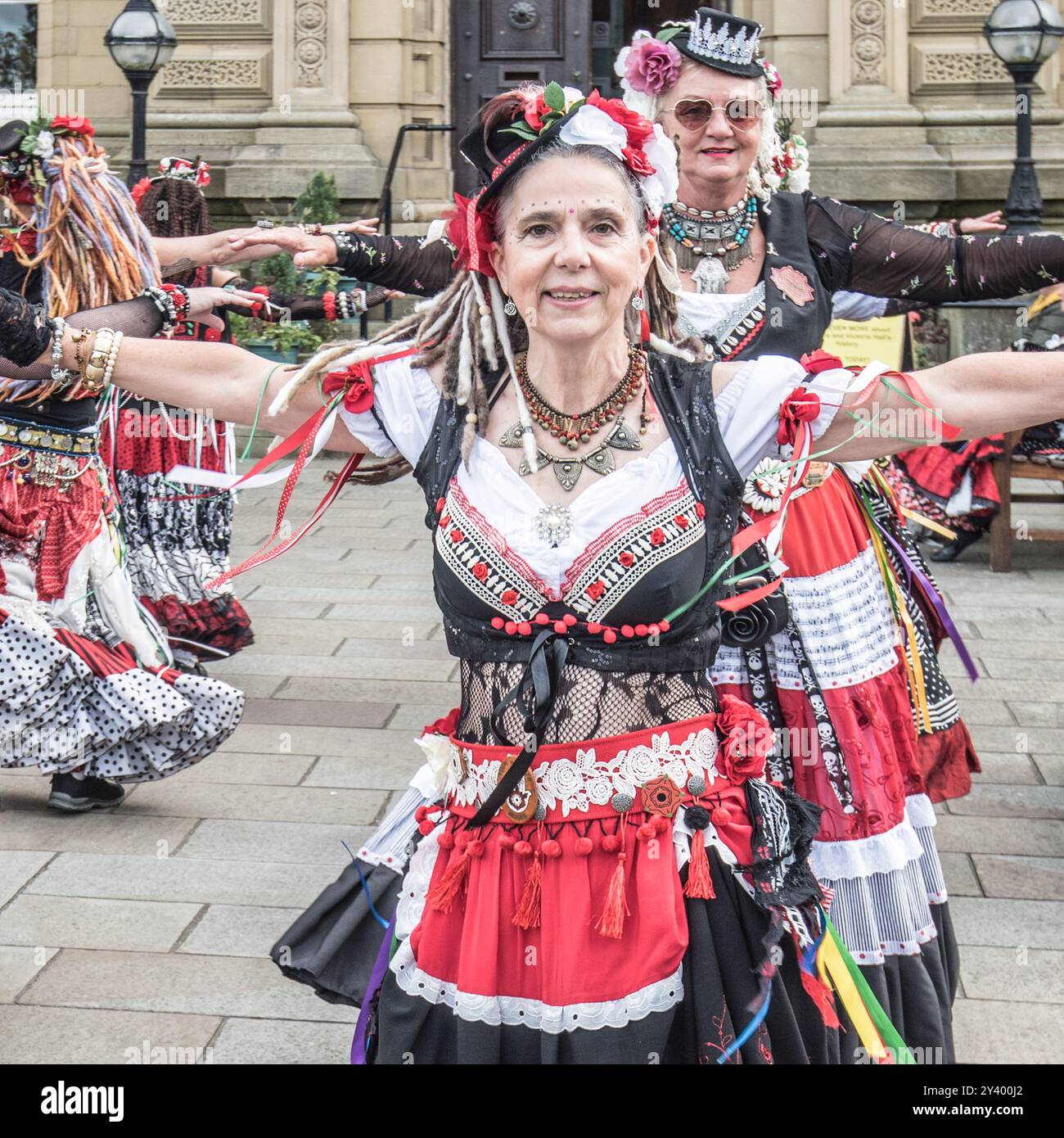 '400 Roses' Morris team performing at the first day (14th September) of ...