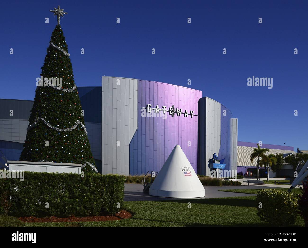 Gateway Building in Kennedy Space Center, Florida, USA. Gateway ...