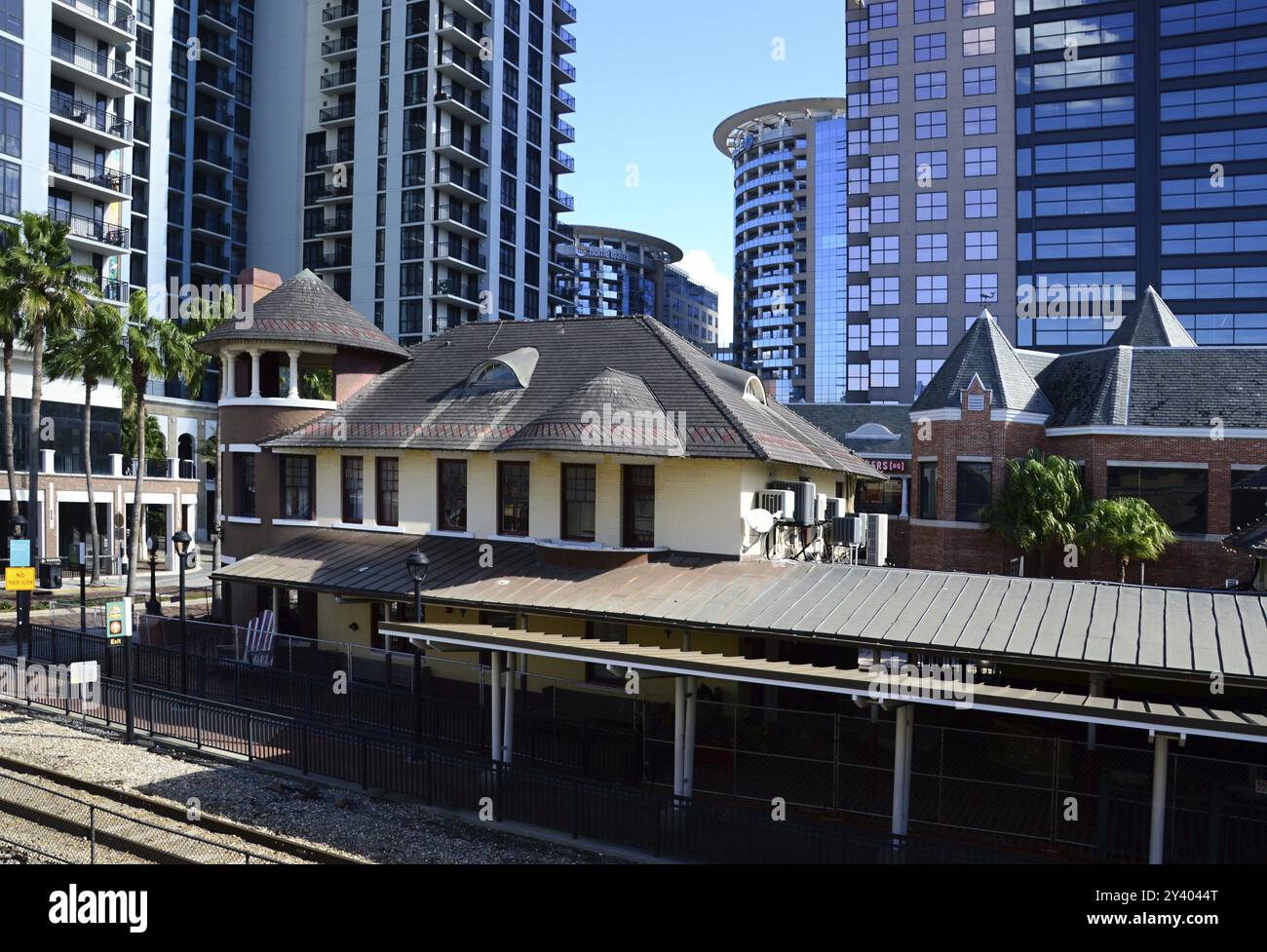 Historical Rail Way Station in downtown Orlando, Florida, USA ...