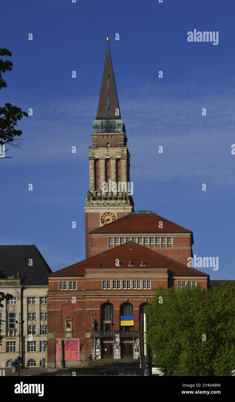Historical Opera House and Town Hall in Kiel, the Capital City of ...