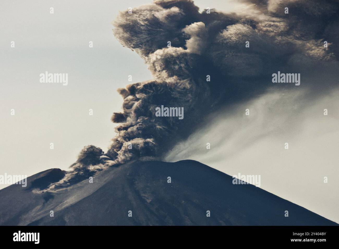 Erupted Volcano. Volcanic eruption Stock Photo - Alamy