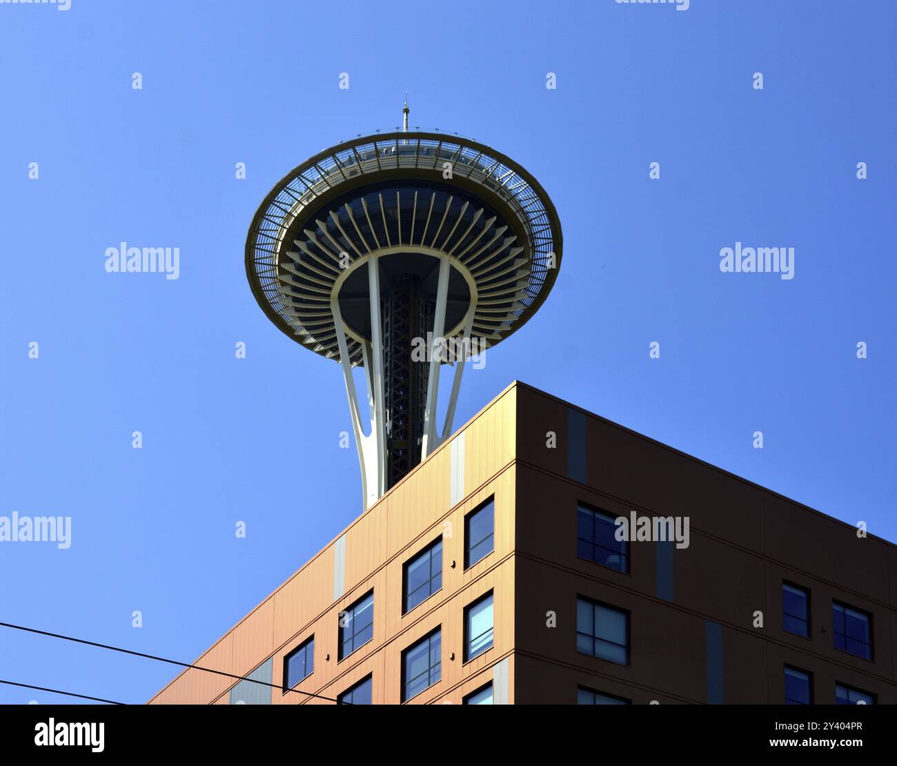 Modern tower space needle hi-res stock photography and images - Alamy