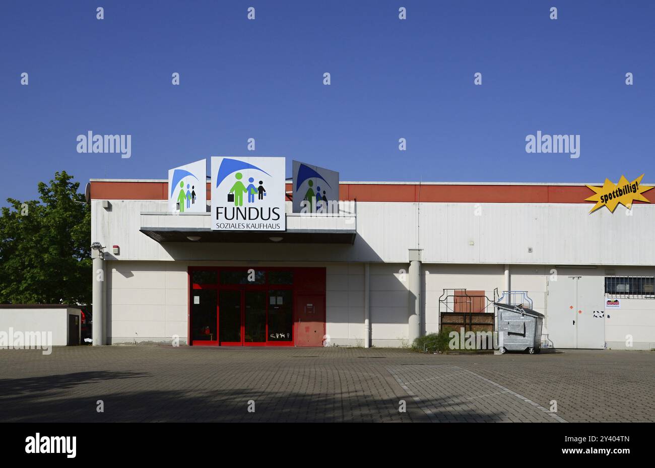 Industrial Park Vorbrueck in the Town Walsrode, Lower Saxony, Germany ...