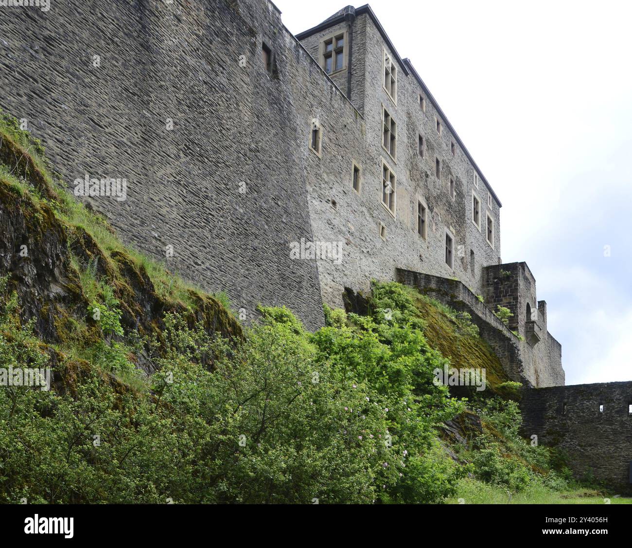 Historical Castle in the Town Vianden, Luxembourg, Historical Castle in ...