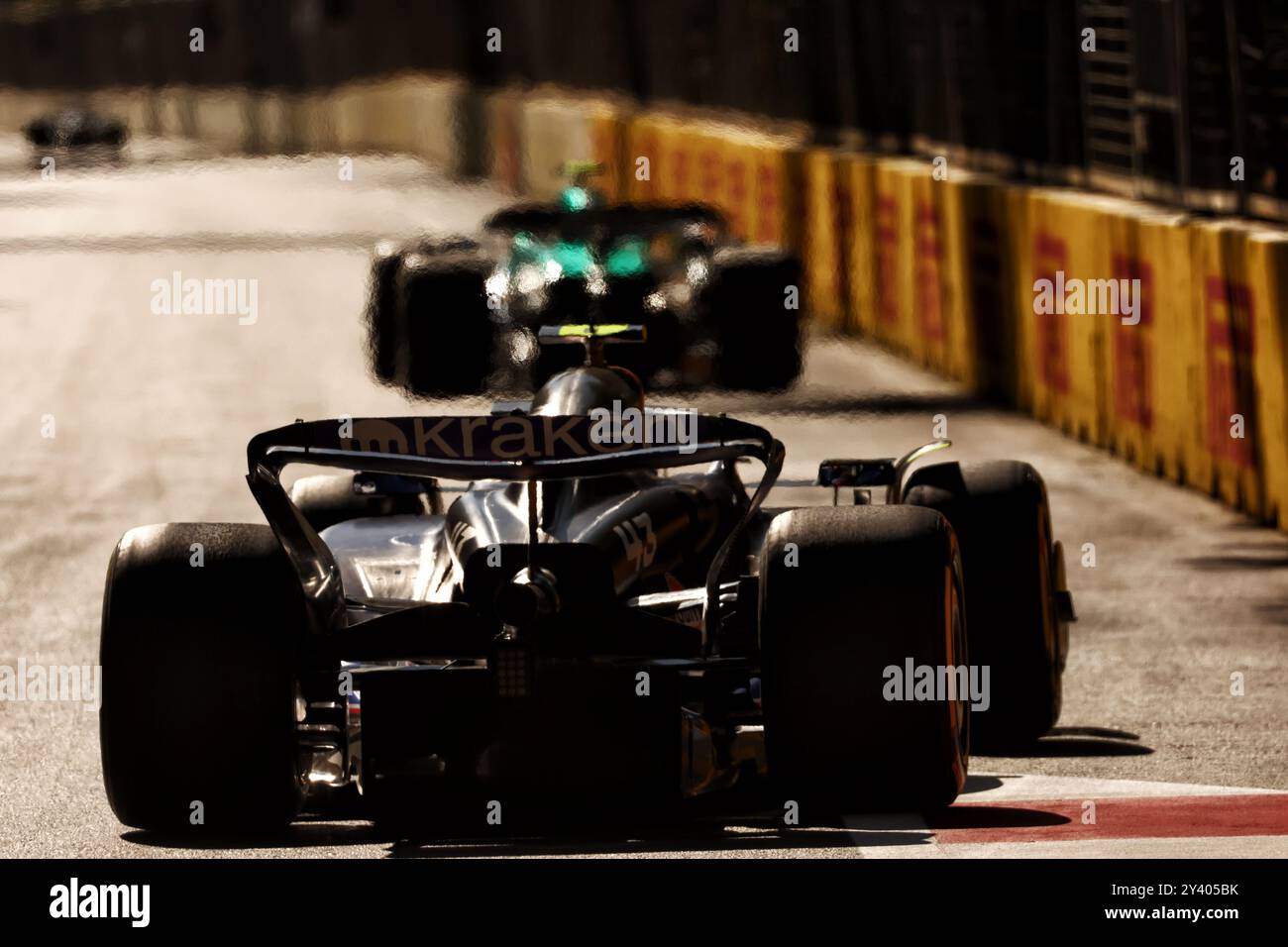 Baku, Azerbaijan. 15th Sep, 2024. Franco Colapinto (ARG) Williams Racing FW46. Formula 1 World ...
