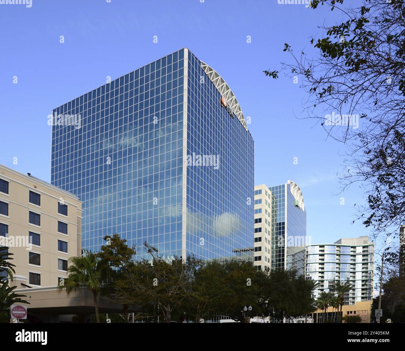 Modern Buildings in Downtown Orlando, Florida, USA. Modern buildings in ...