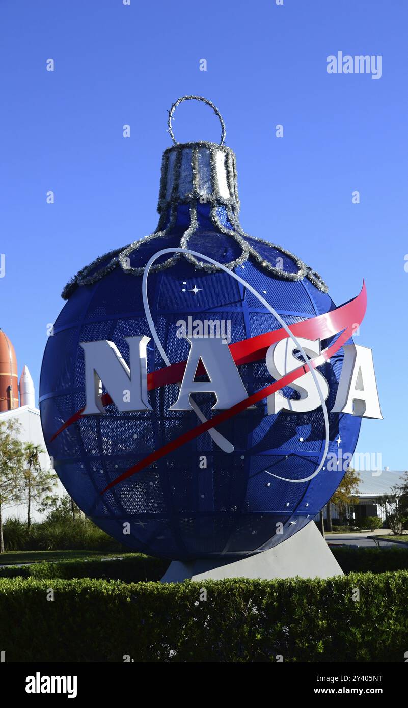 NASA Sign in Kennedy Space Centre, Florida, USA. NASA Sign at the ...