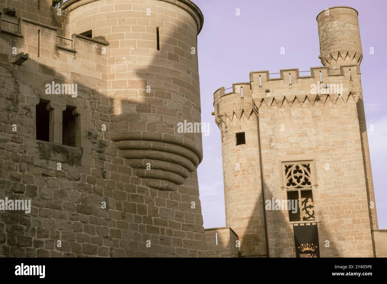 Medieval Majesty: The Stone Towers of Royal Palace of Olite (Navarre ...
