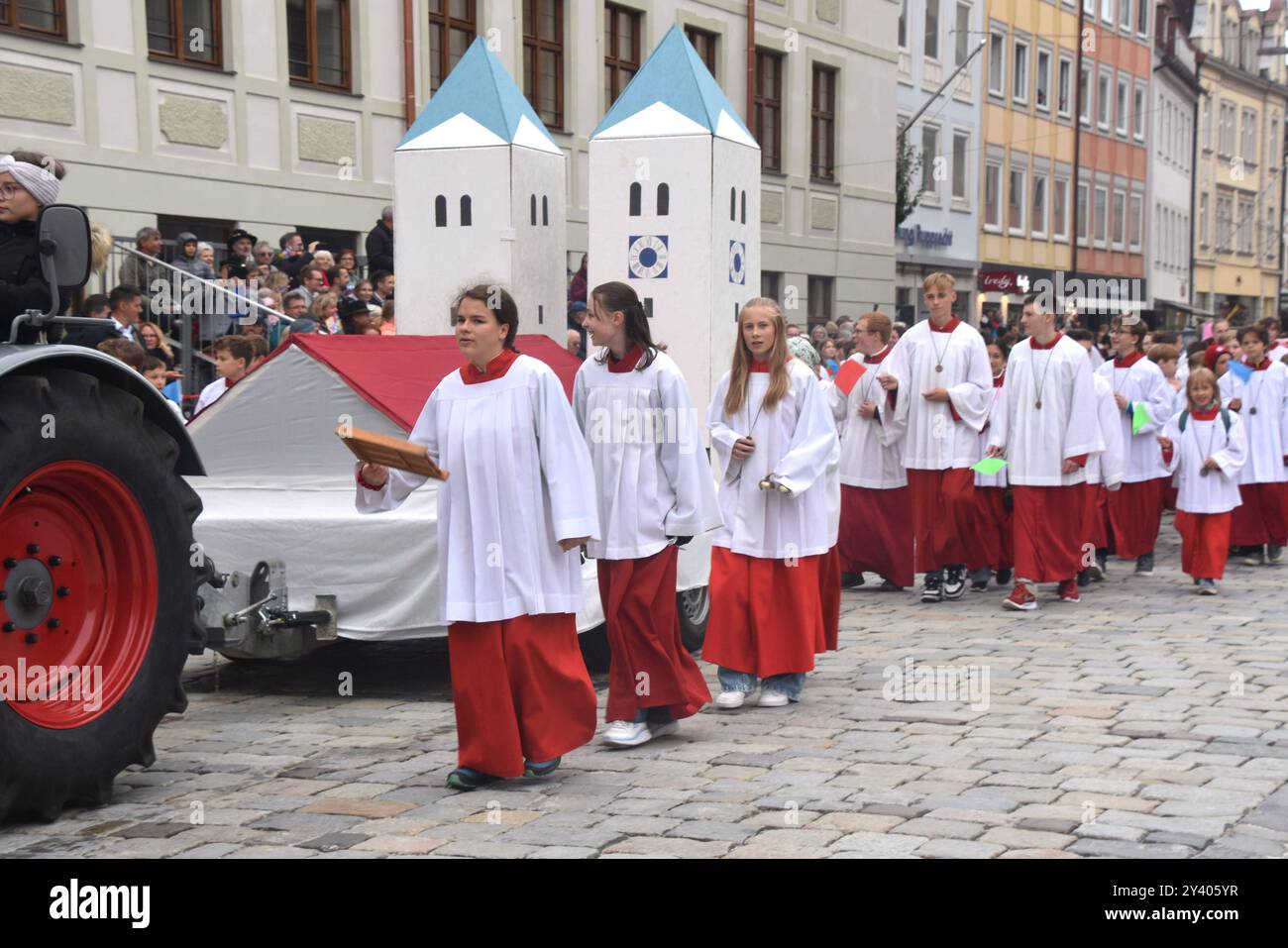 Festzug Teilnehmer Freising 15.09.2024 Marienplatz-vor Rathaus Festzug ...