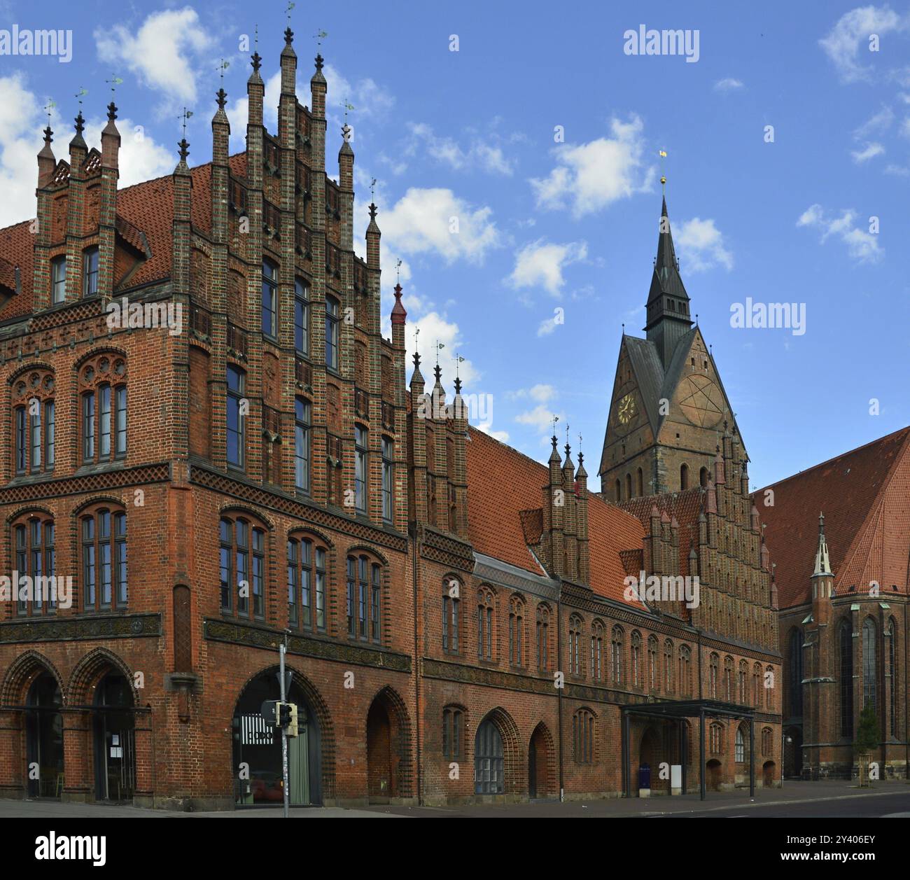 Historical Old Town Hall in Hanover, the Capital City of Lower Saxony ...