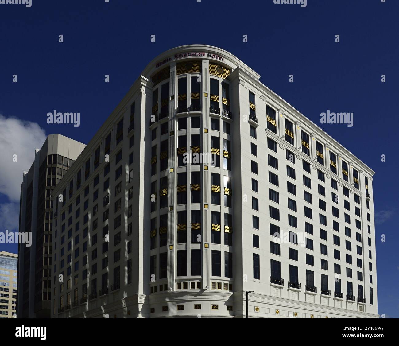 Modern building in downtown Orlando, Florida, USA. Modern building in ...