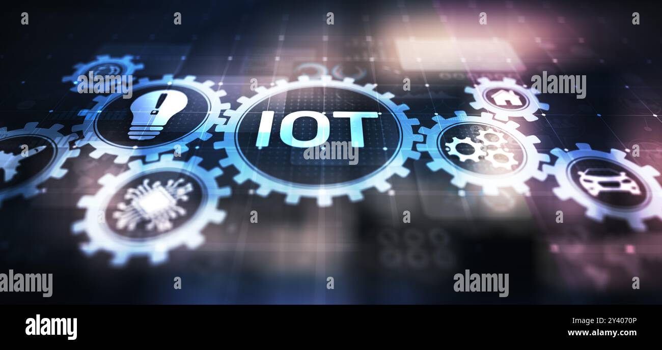 IOT Internet of things Digital transformation Modern Technology concept ...