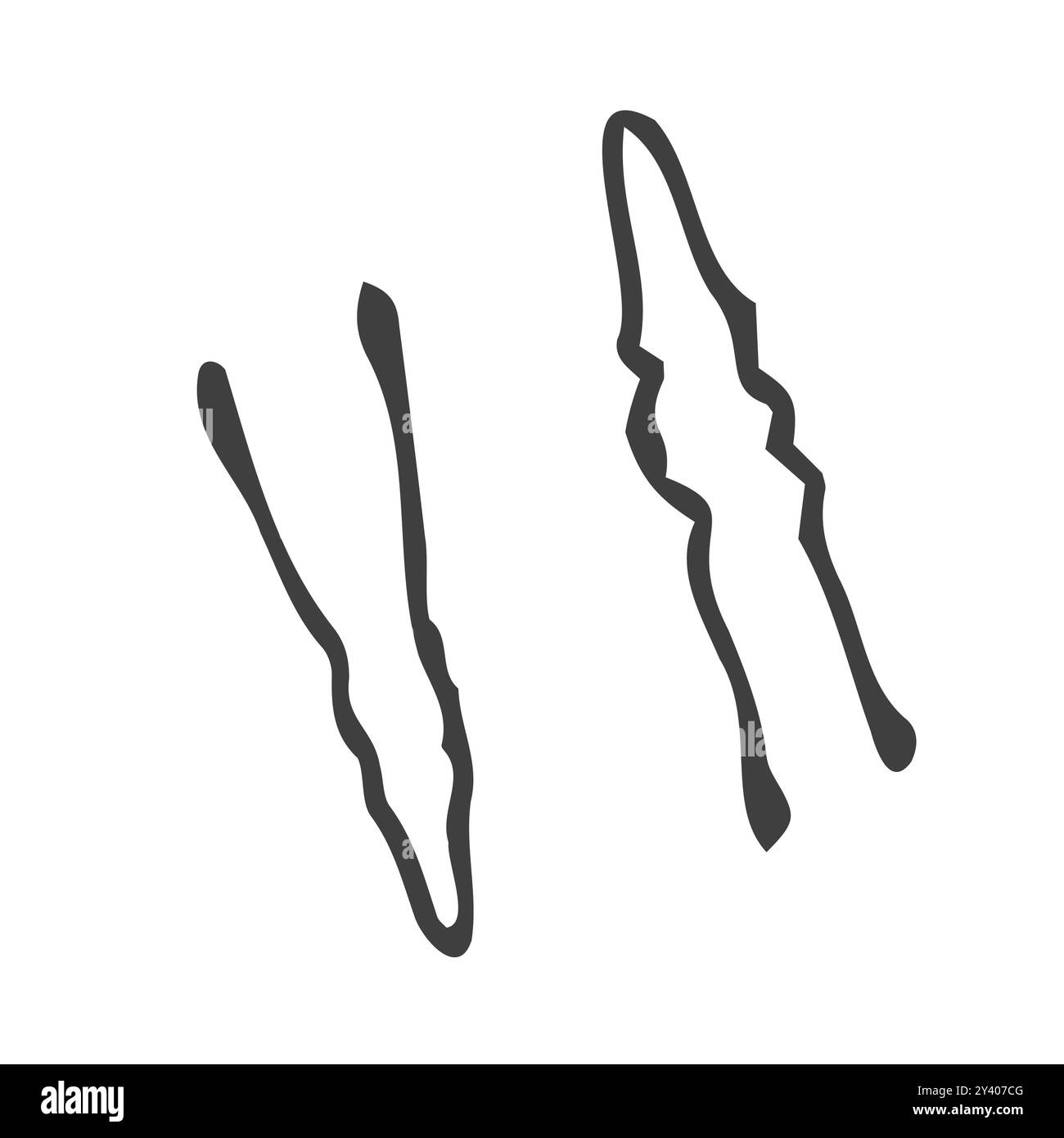 Hair pin decoration line Cut Out Stock Images & Pictures - Alamy