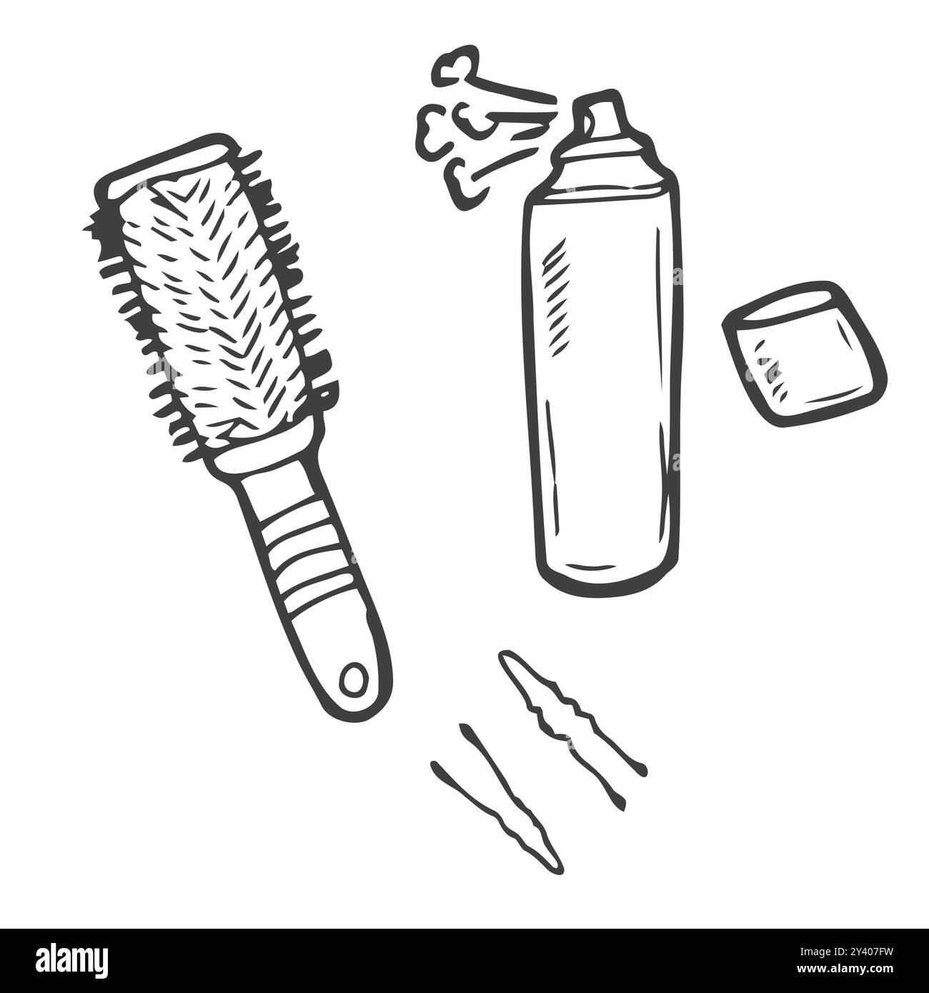 Hair straightener vector vectors hi-res stock photography and images ...