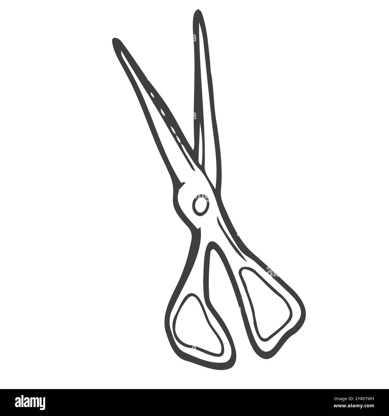 Doodle style scissors illustration. scissors Stock Vector Image & Art ...