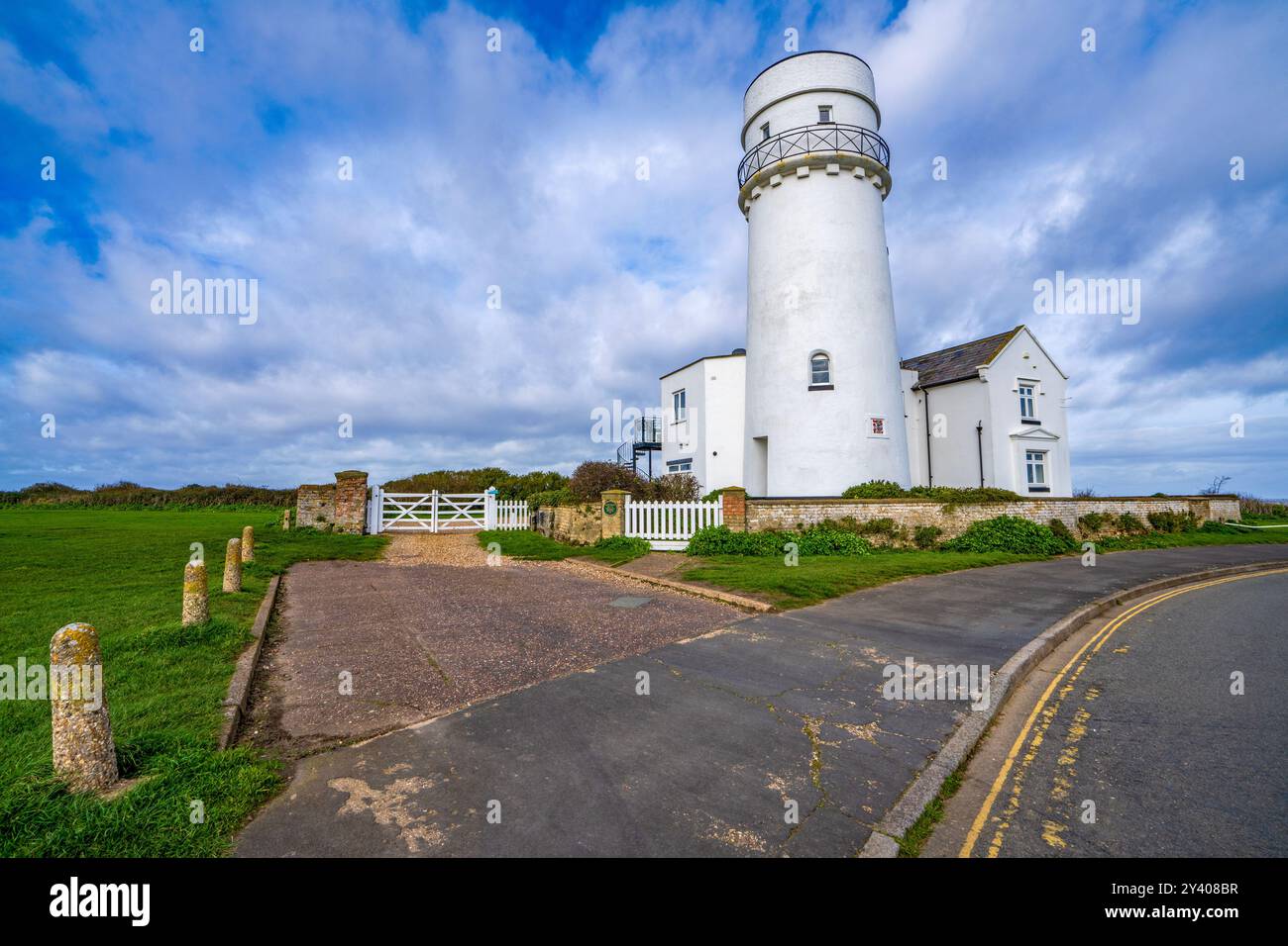 The Lighthouse at Old Hunstanton, Norfolk England Uk Stock Photo - Alamy