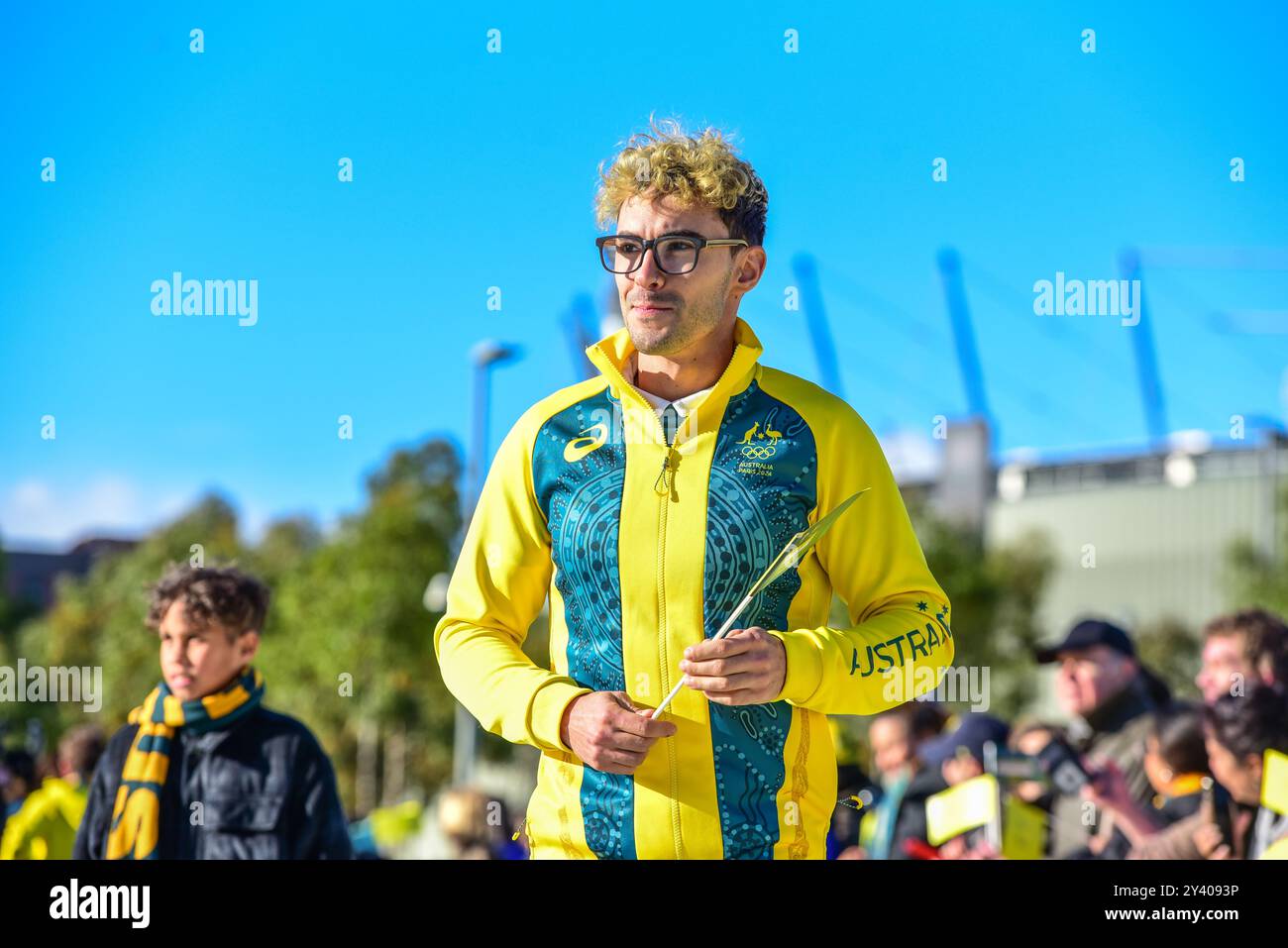 Melbourne, Australia. 14th Sep, 2024. Olympic rock climber Campbell ...