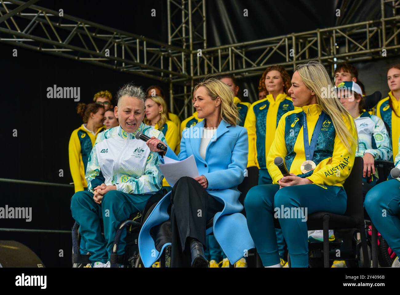 Melbourne, Australia. 14th Sep, 2024. Paralympic table tennis player ...