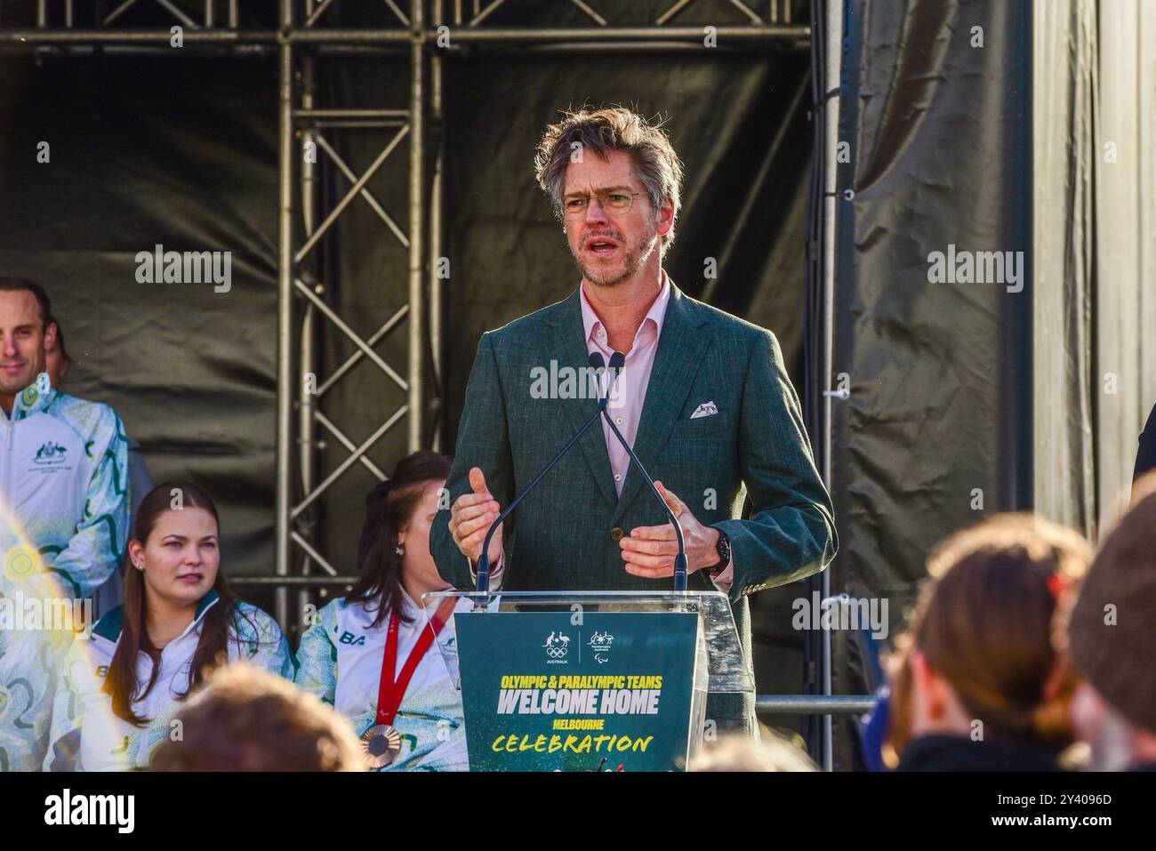 Melbourne, Australia. 14th Sep, 2024. Lord Mayor of Melbourne Nicholas ...